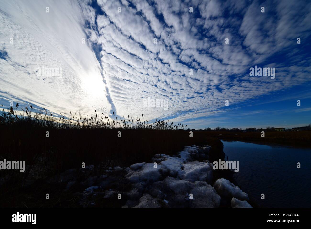 Cirrus Cloud Patterns Stock Photo - Alamy