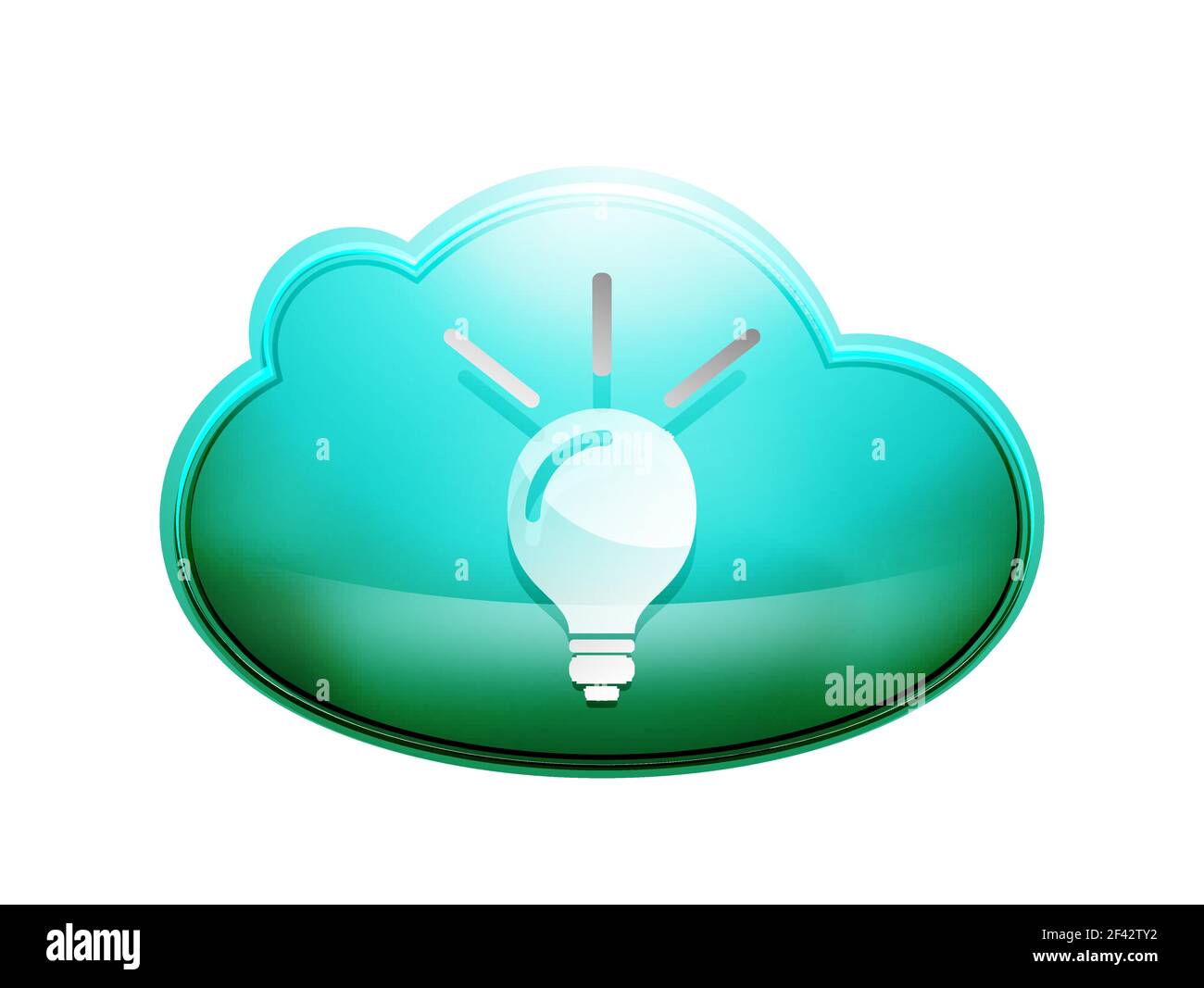 Light bulb, new idea concept web button. Light bulb, new idea concept ...