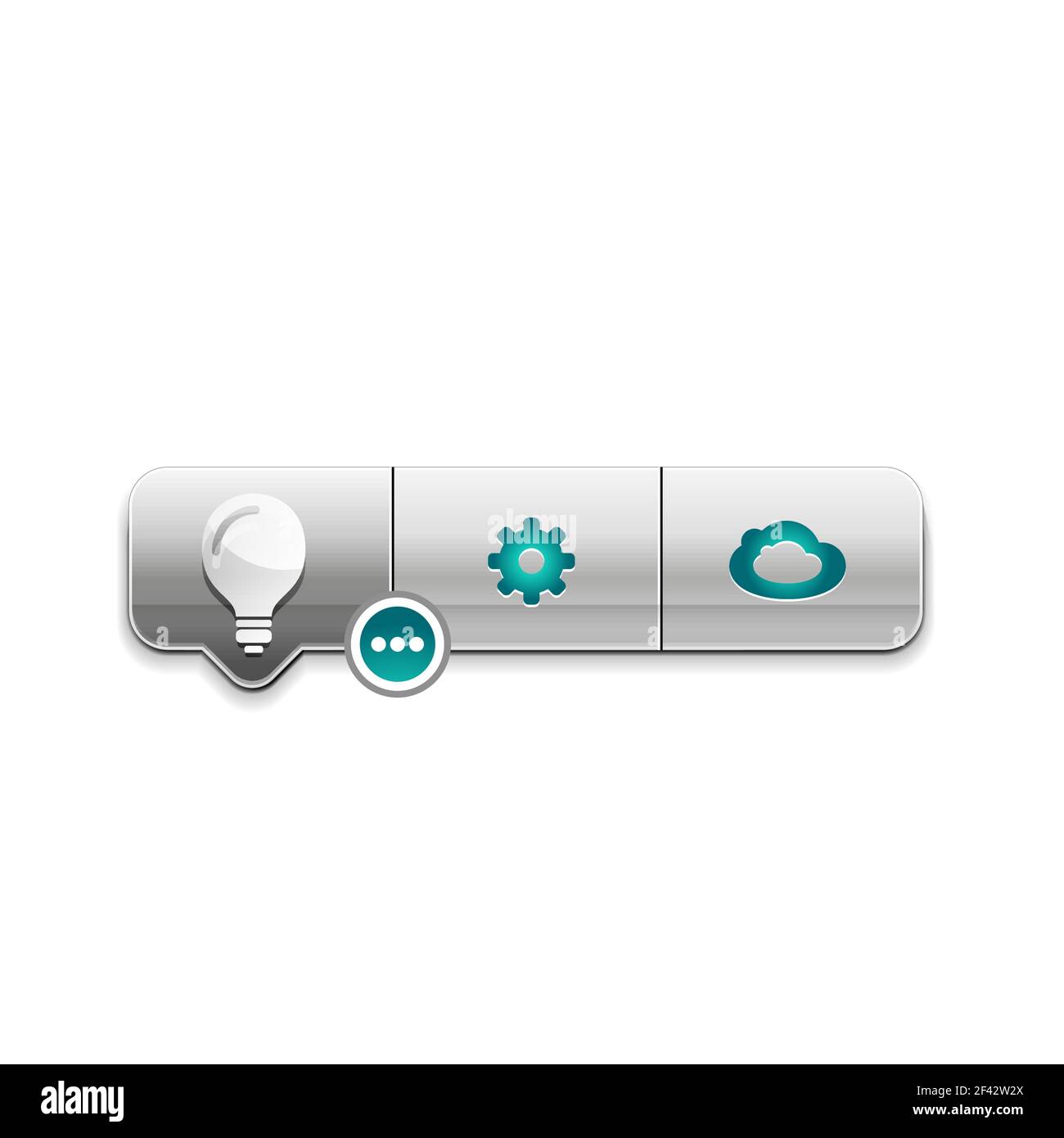 Light bulb, new idea concept web button. Light bulb, new idea concept ...