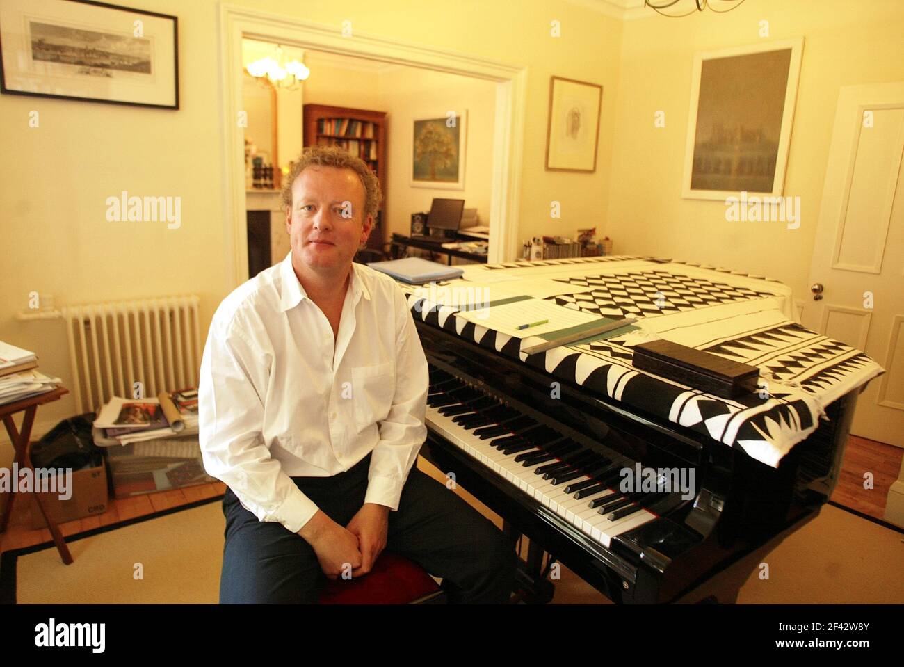 Howard Goodall in his studio in west London pic David Sandison Stock ...