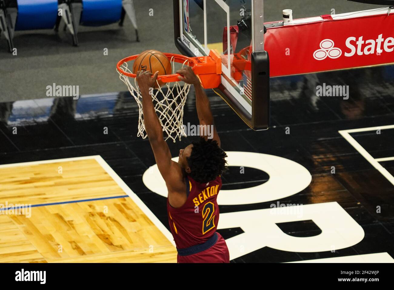 Orlando, Florida, USA, January 4, 2020, Cleaveland Cavaliers player ...