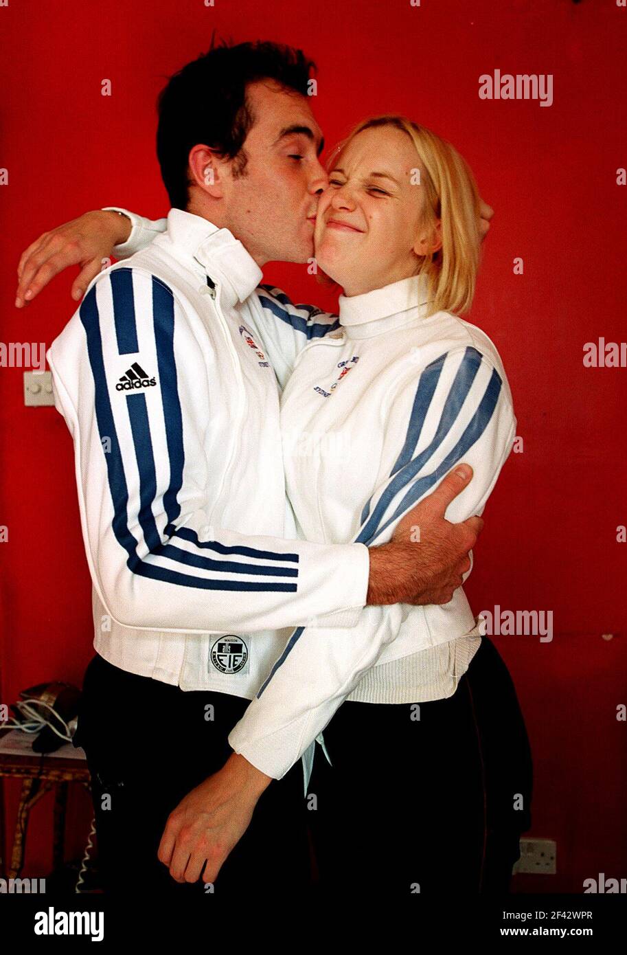 james beevers and his girlfriend elois smith both fencers on the ...