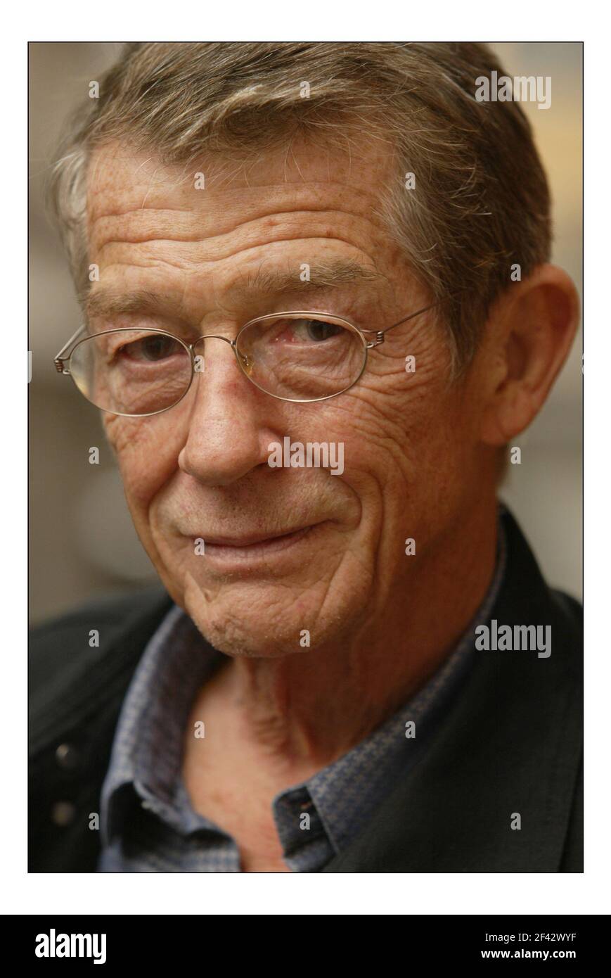 The actor John Hurt in London.for IOS pic David Sandison 13/10/2005 ...