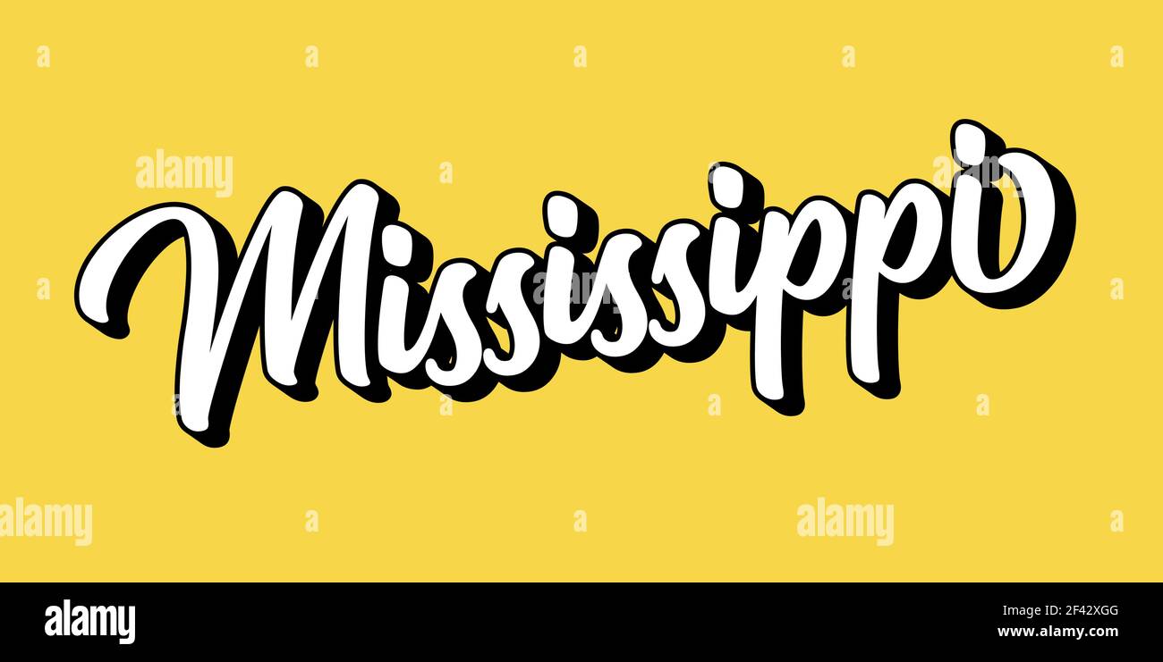 3d mississippi map Stock Vector Images - Alamy