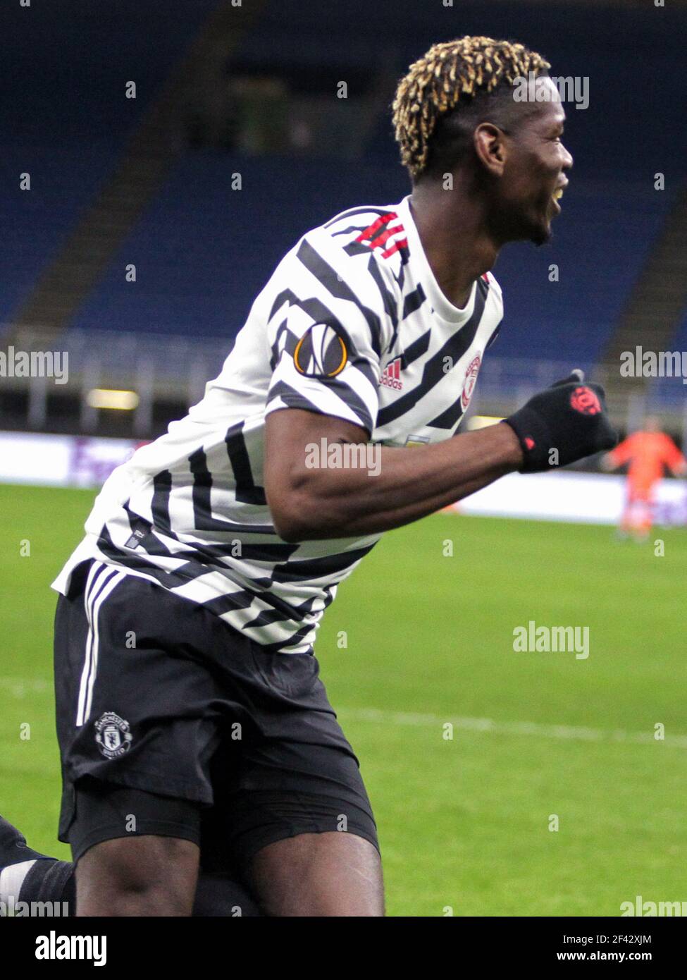 Milan, Italy. 18th Mar, 2021. MILAN, ITALY - MARCH 18: goal by Paul ...