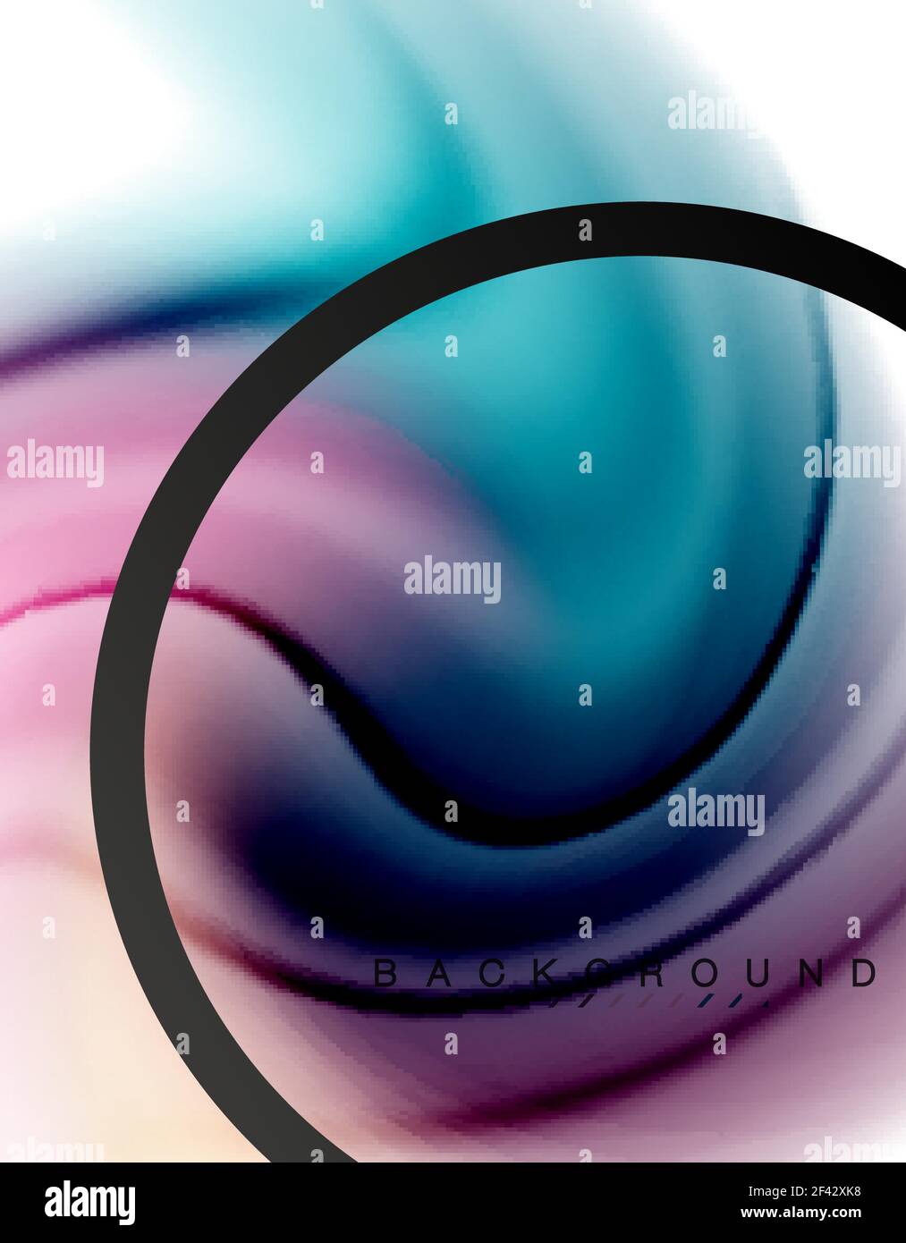 Swirl fluid flowing colors motion effect, holographic abstract ...