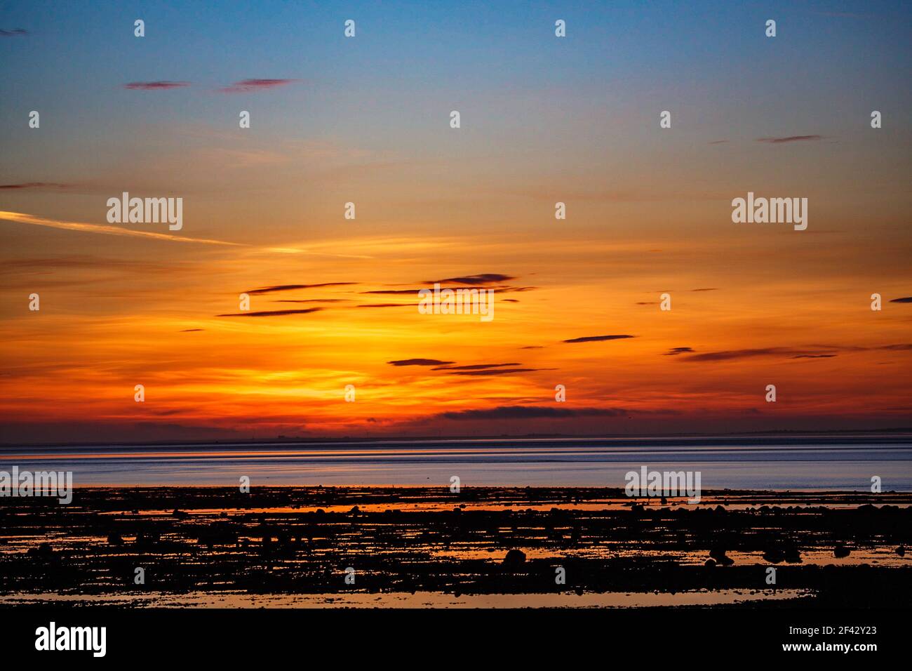 Morecambe, Lancashire, United Kingdom. 18th Mar, 2021. Spectacular ...