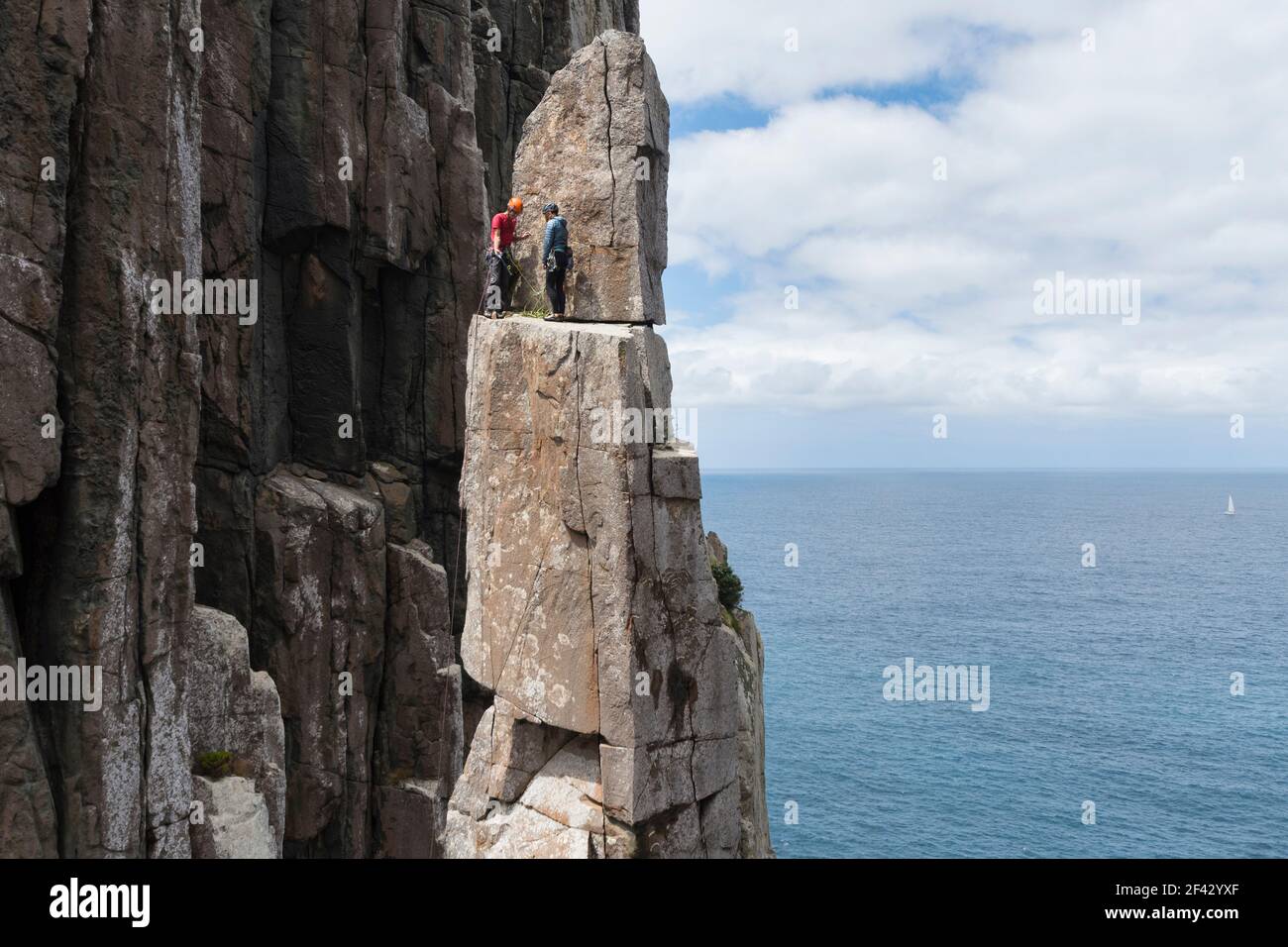 Sea stack climbing hi-res stock photography and images - Alamy