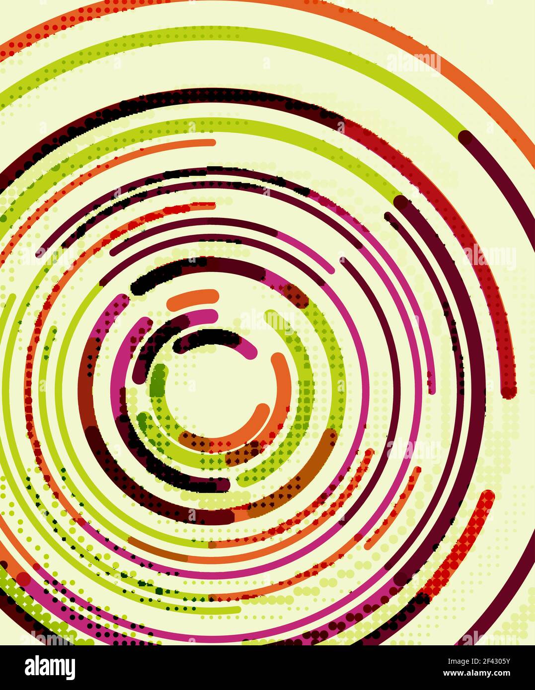 Circular lines, circles, geometric abstract background. Circular lines ...
