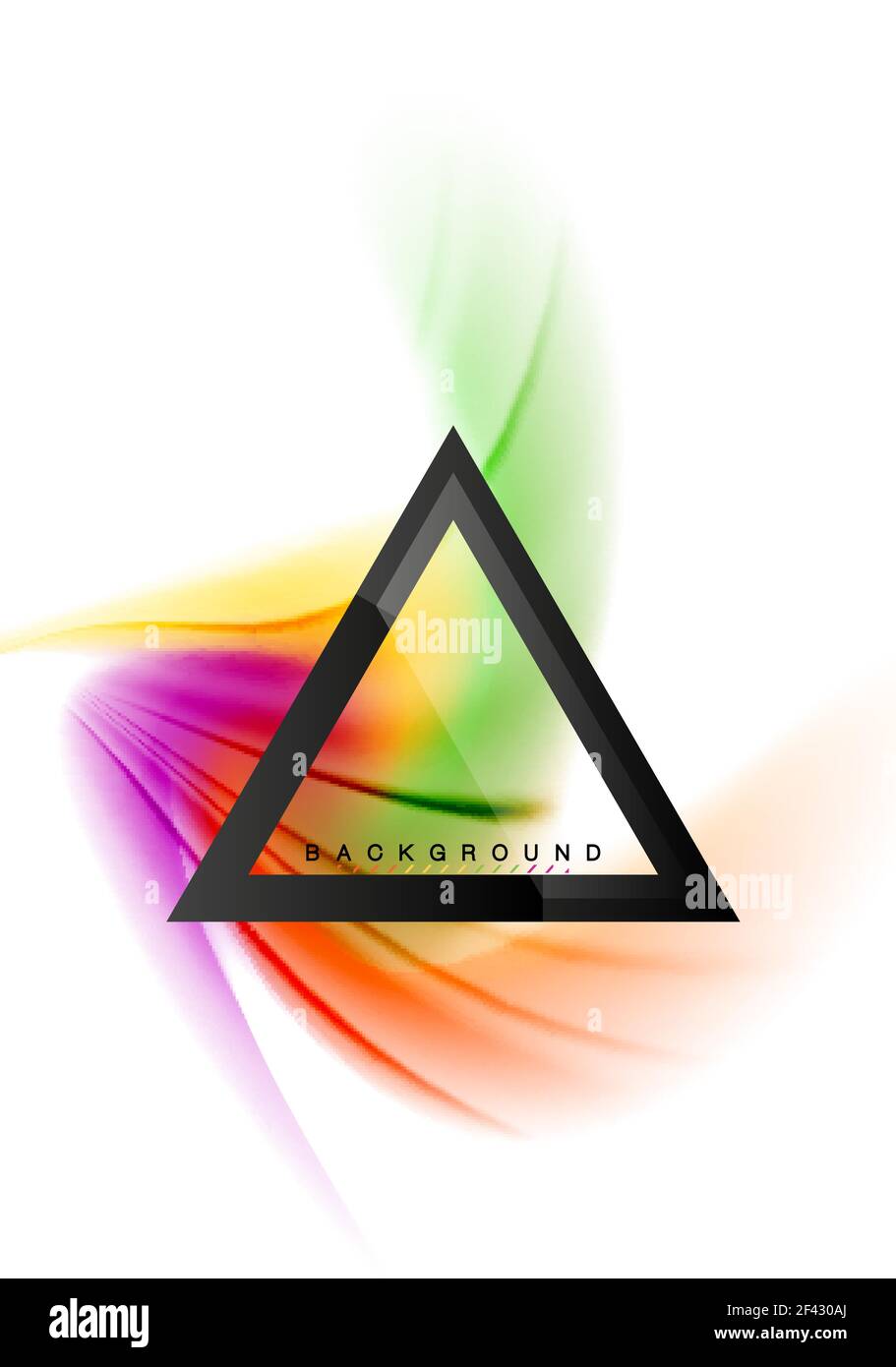 Swirl fluid flowing colors motion effect, holographic abstract ...