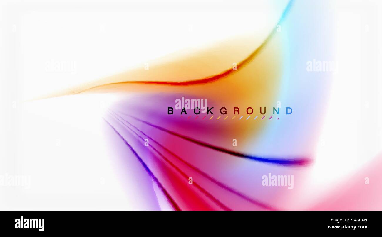 Swirl fluid flowing colors motion effect, holographic abstract ...