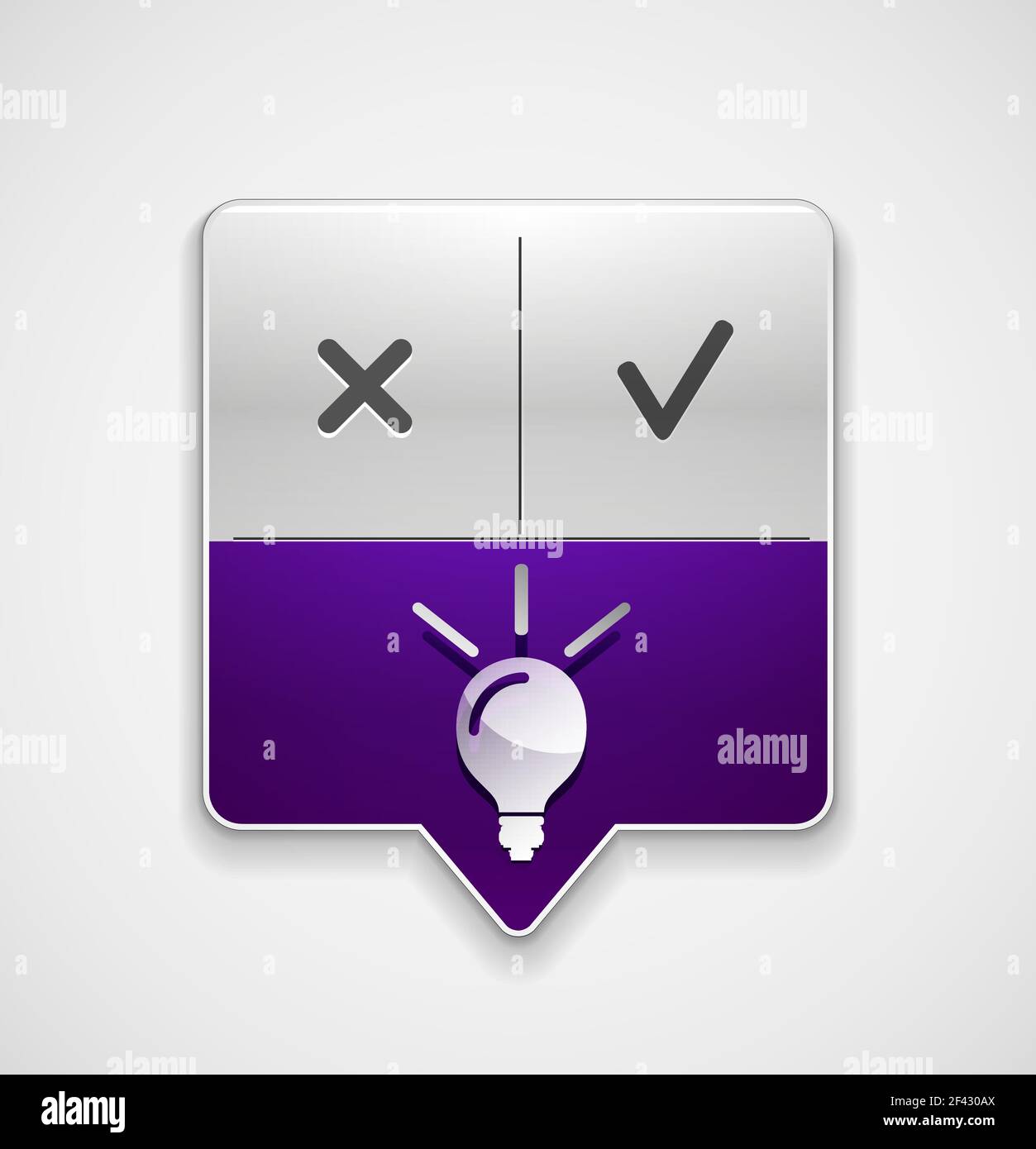 Light bulb, new idea concept web button. Light bulb, new idea concept ...