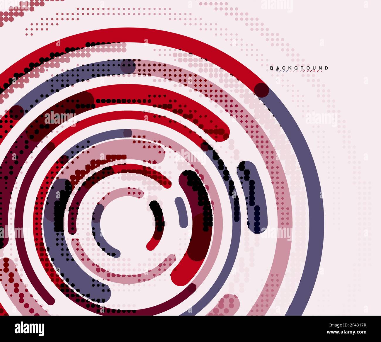 Circular lines, circles, geometric abstract background. Circular lines ...