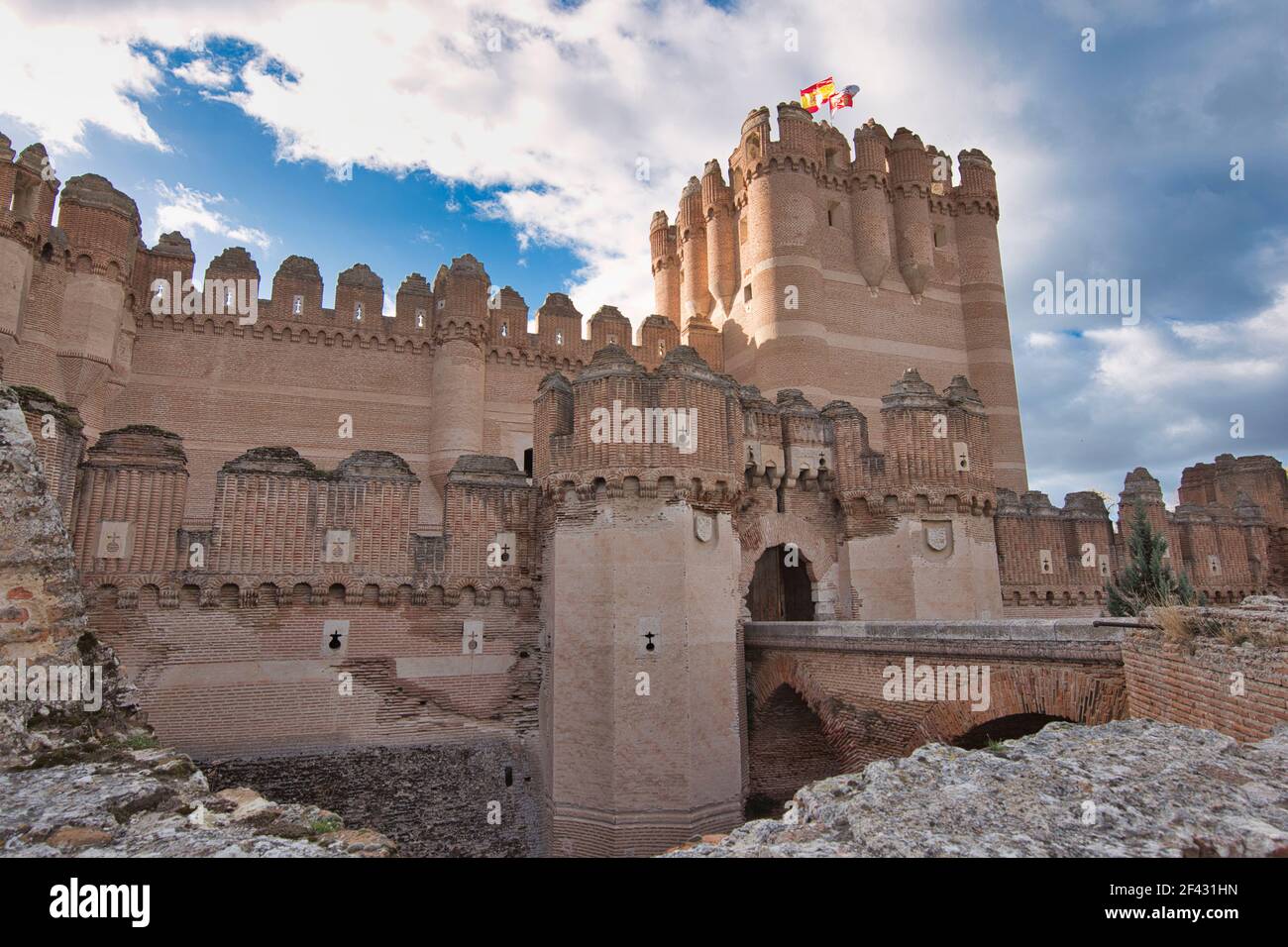 Coca Castle Castile Leon Spain High Resolution Stock Photography and ...