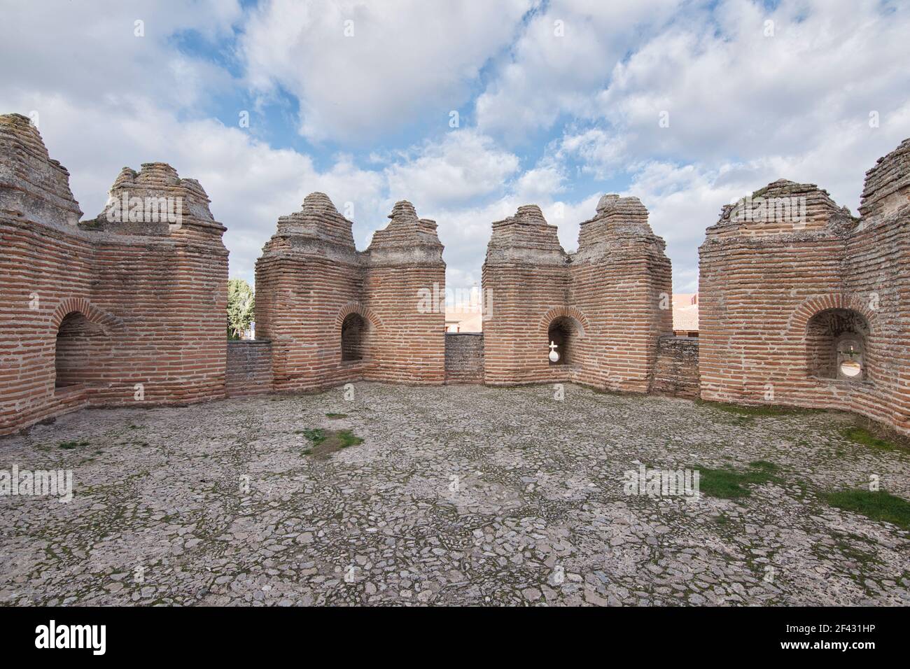 Coca Castle (Castillo de Coca) located in the province of Segovia Stock ...
