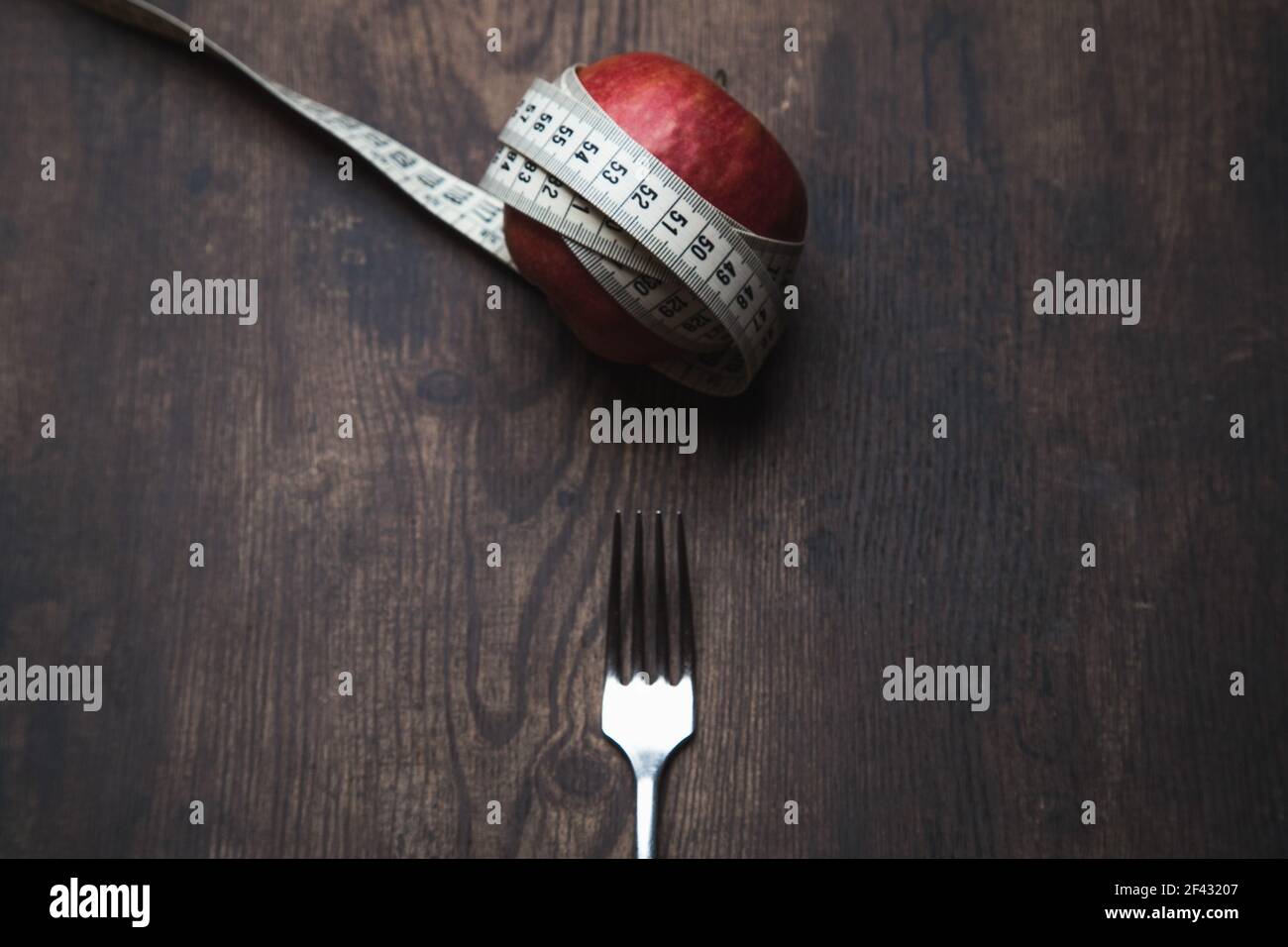 Diet red apple meter hi-res stock photography and images - Alamy
