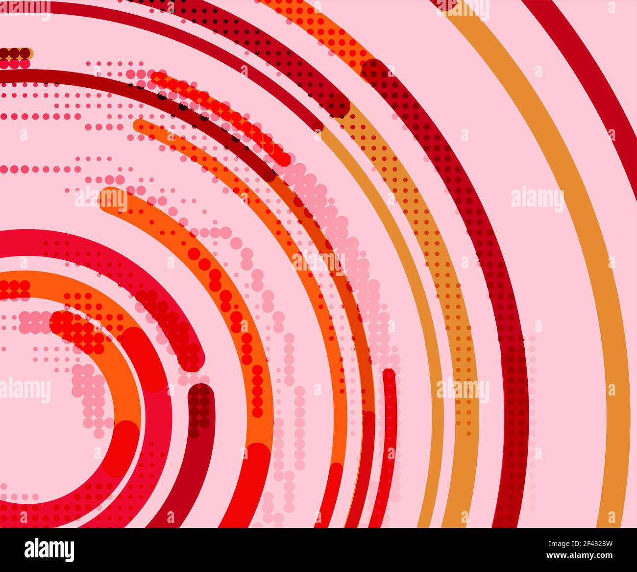 Circular lines, circles, geometric abstract background. Circular lines ...