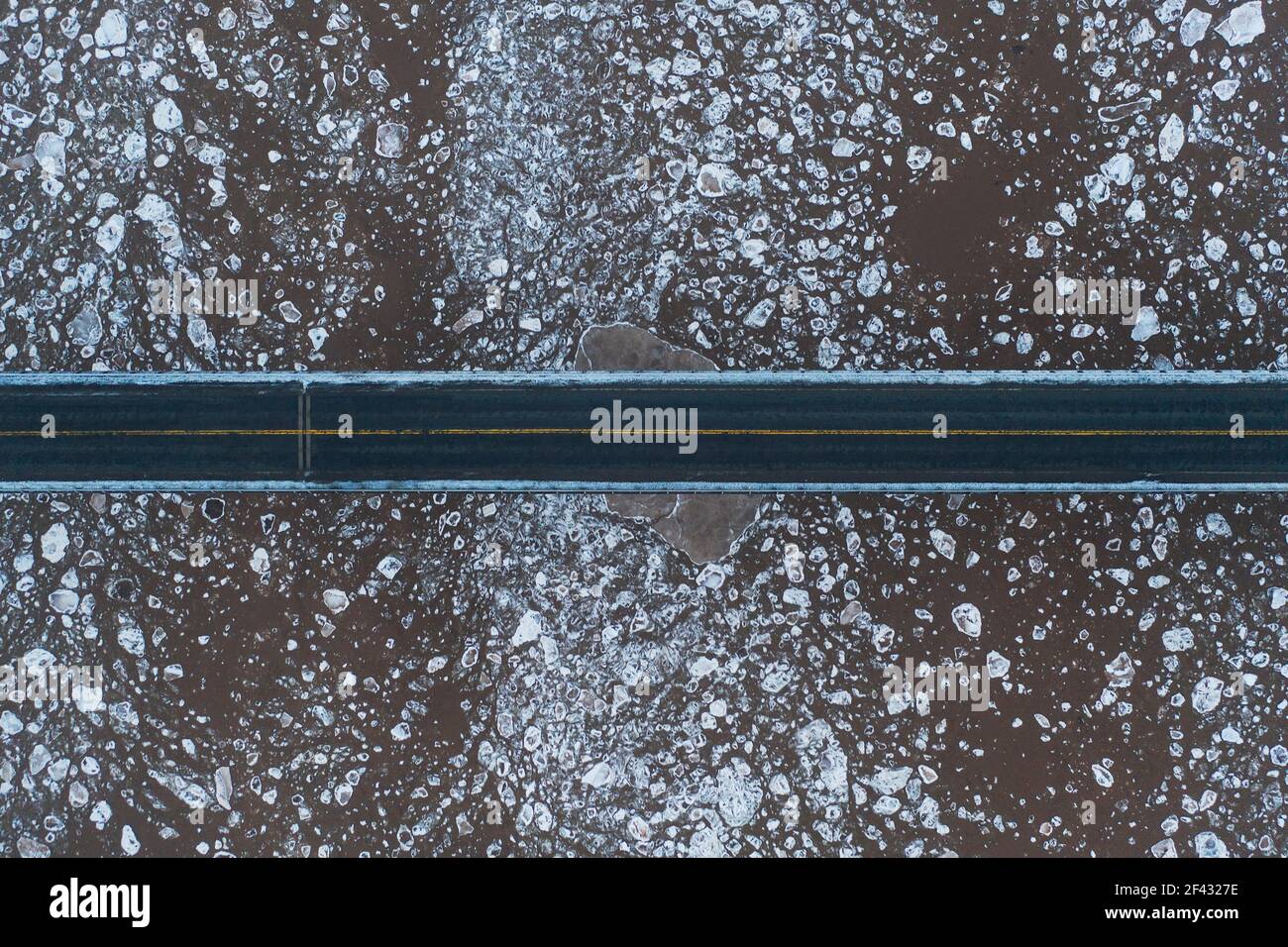 Aerial view over surface hi-res stock photography and images - Alamy