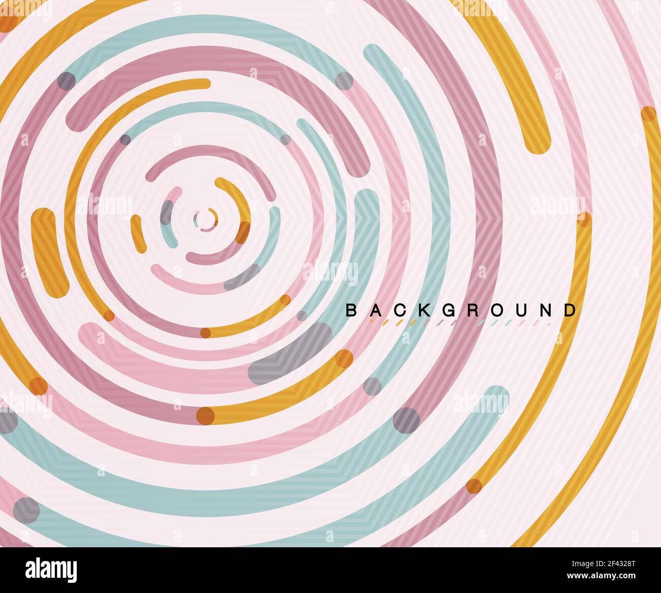 Circular lines, circles, geometric abstract background. Circular lines ...