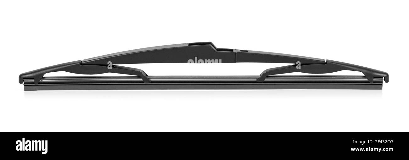 Car wiper isolated on white background with clipping path Stock Photo ...