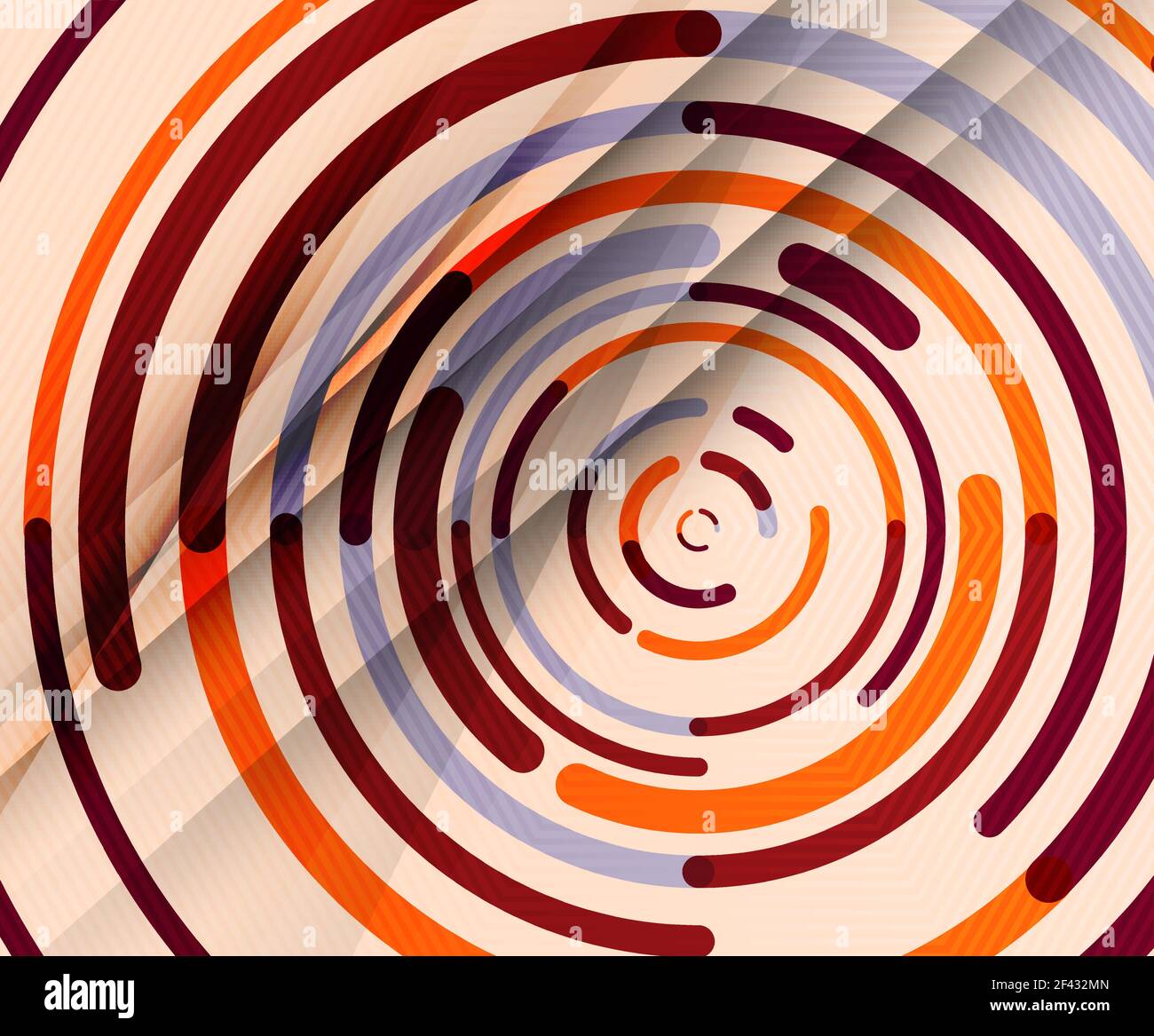 Circular lines, circles, geometric abstract background. Circular lines ...