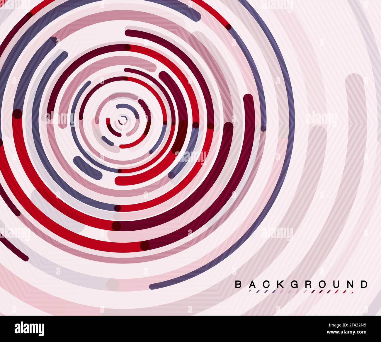 Circular lines, circles, geometric abstract background. Circular lines ...