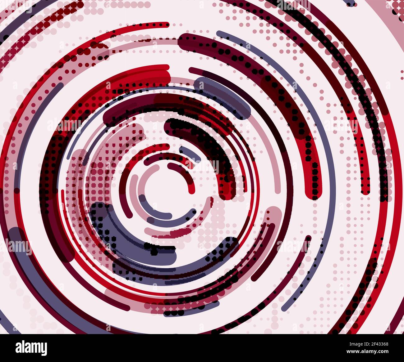 Circular lines, circles, geometric abstract background. Circular lines ...