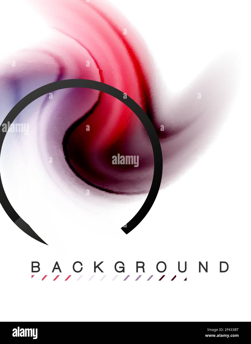 Swirl fluid flowing colors motion effect, holographic abstract ...