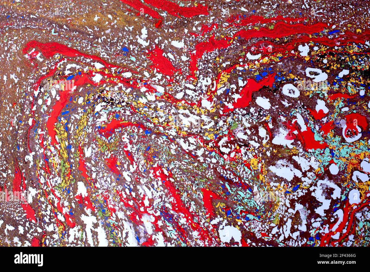 An abstract colorful mixed paint background for wallpapers Stock Photo ...