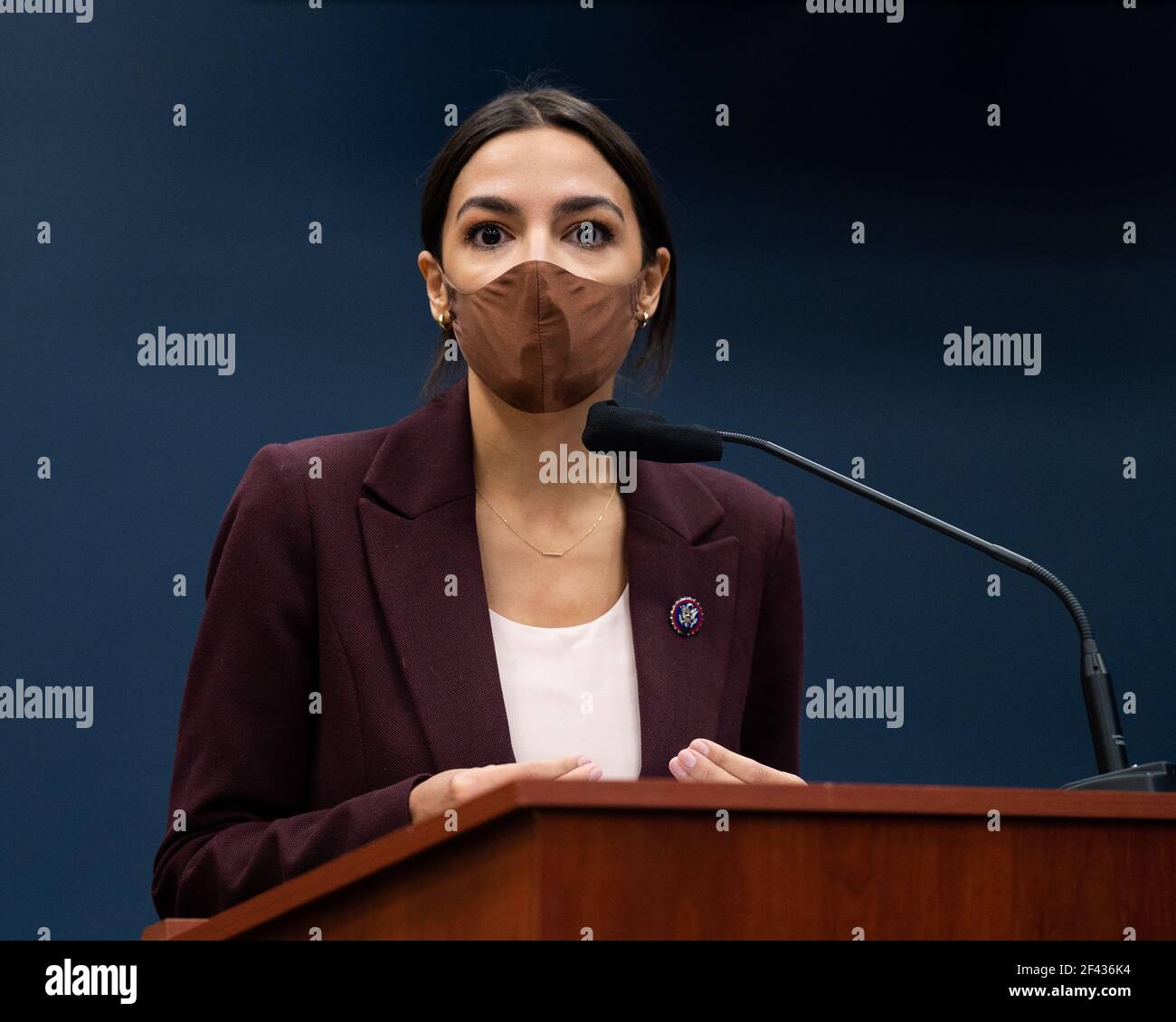 Alexandria ocasio cortez 2021 hi-res stock photography and images - Alamy