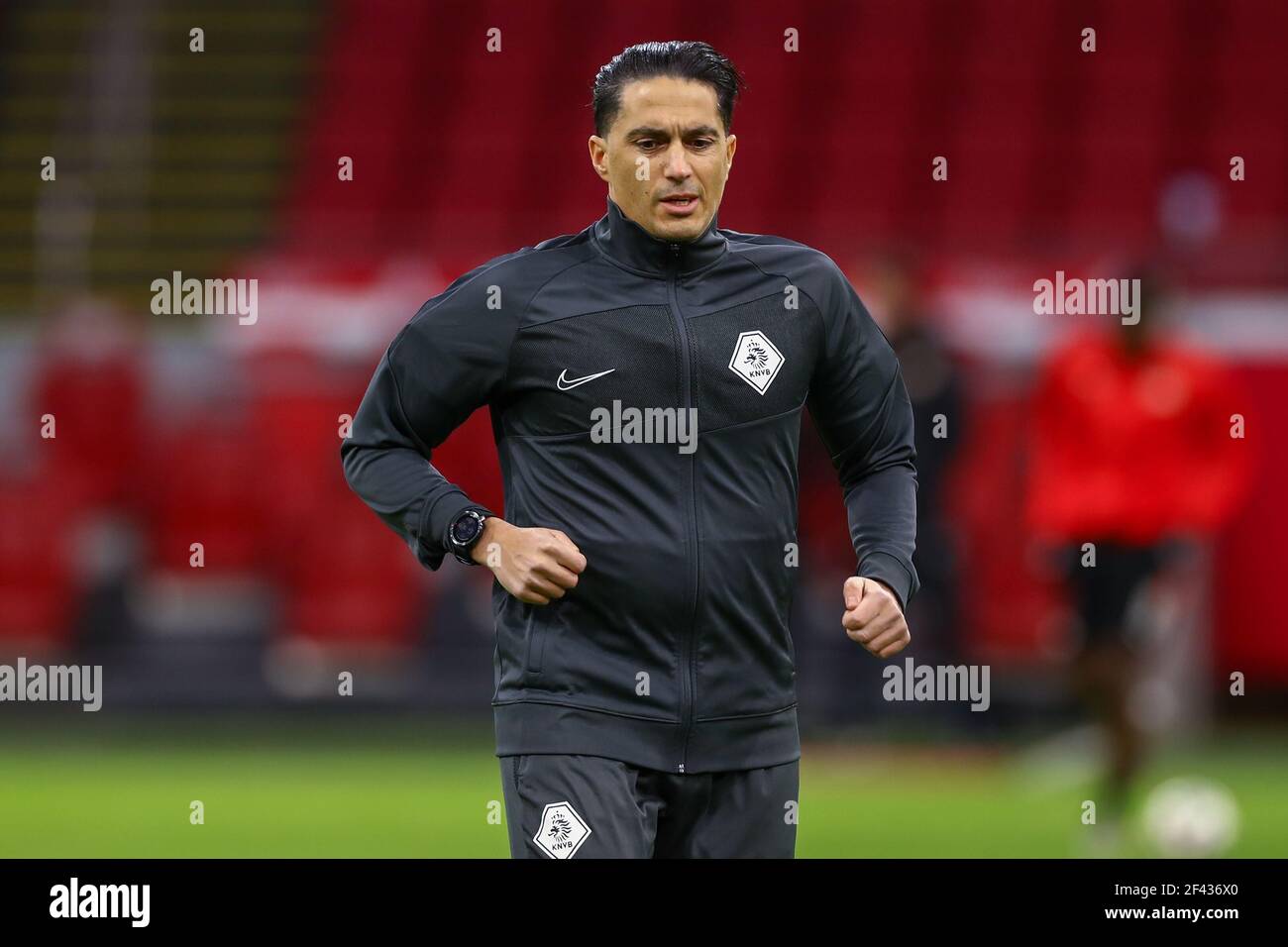 AMSTERDAM, NETHERLANDS - FEBRUARY 10: referee Serdar Gozubuyuk during ...