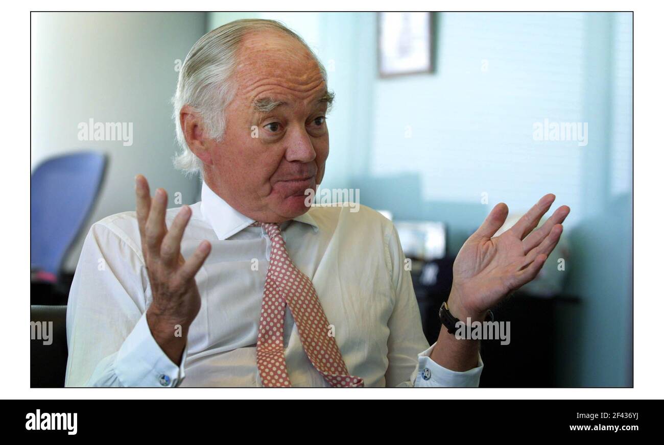 Sir John Bond......Chairman of H.S.B.C.pic David Sandison 6/8/2003 ...