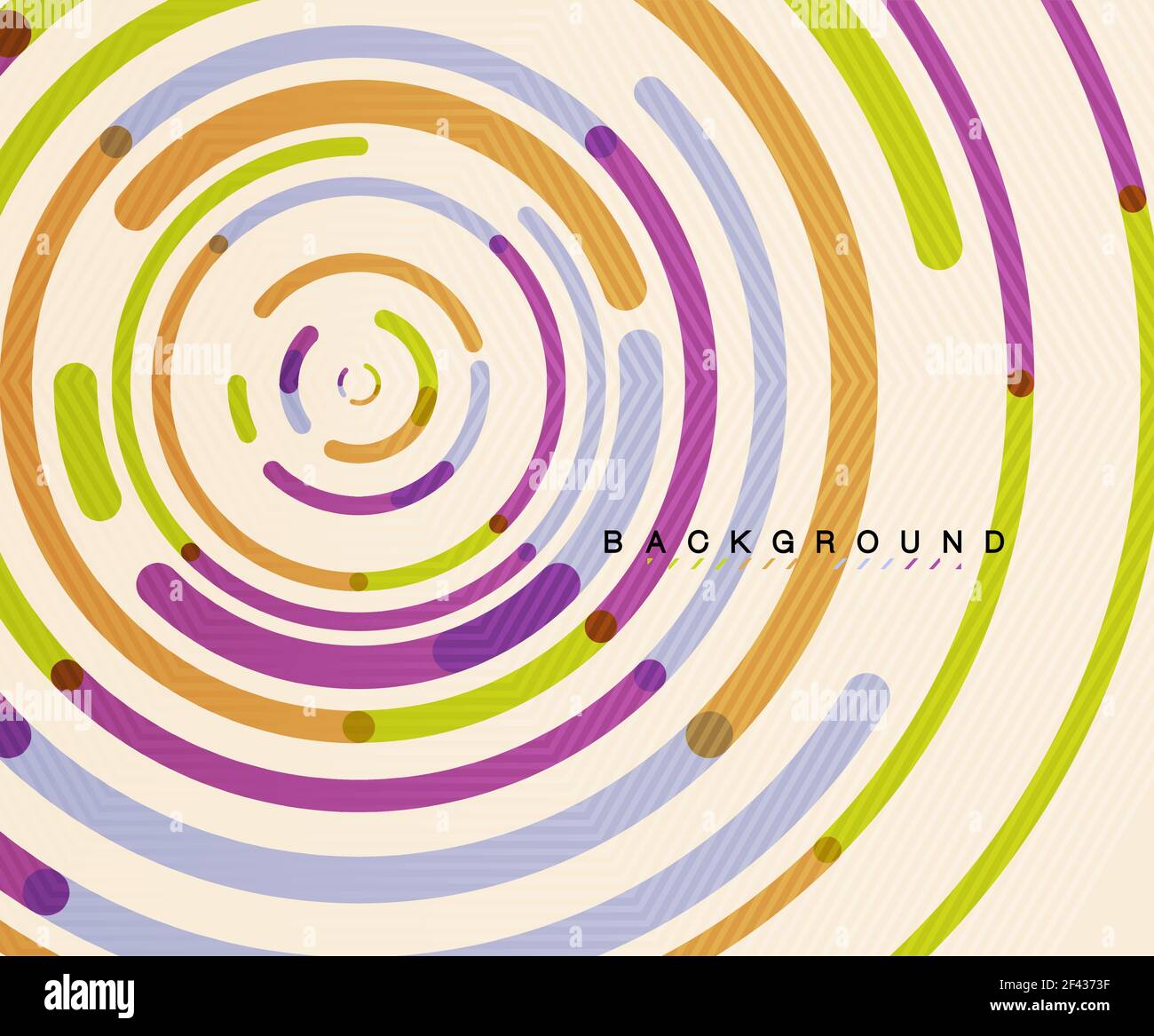 Circular lines, circles, geometric abstract background. Circular lines ...