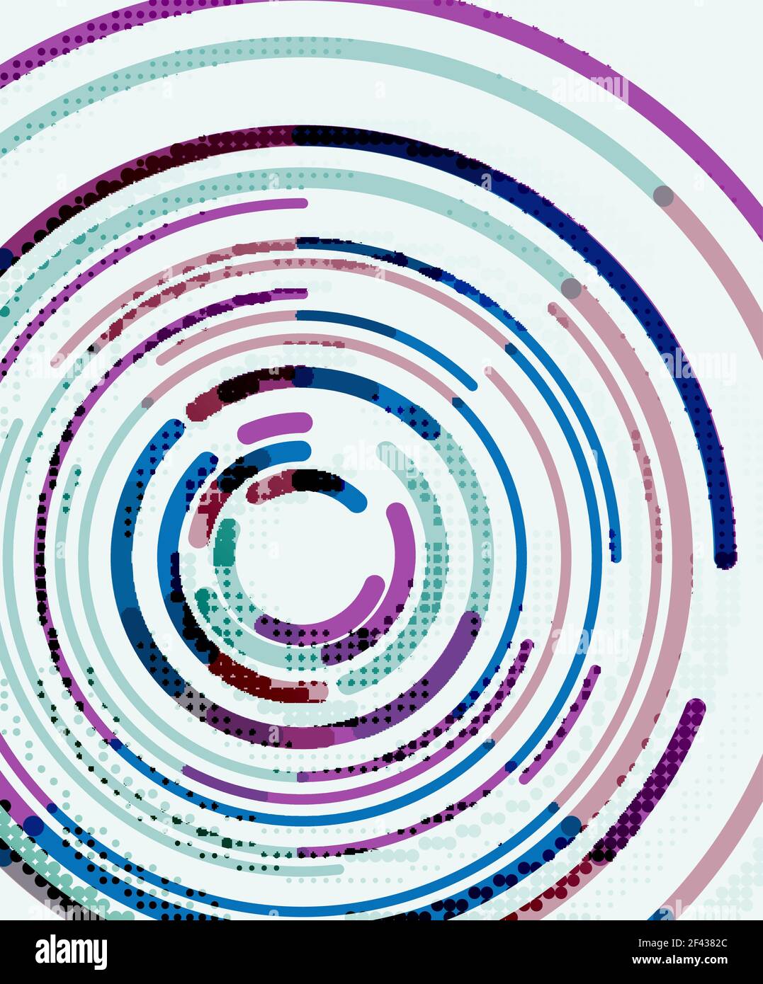 Circular lines, circles, geometric abstract background. Circular lines ...
