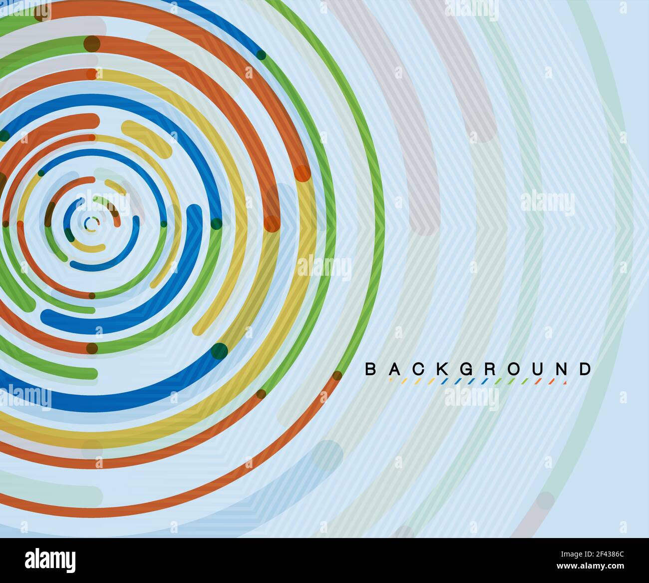 Circular lines, circles, geometric abstract background. Circular lines ...