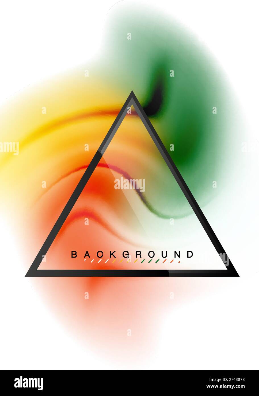 Swirl fluid flowing colors motion effect, holographic abstract ...