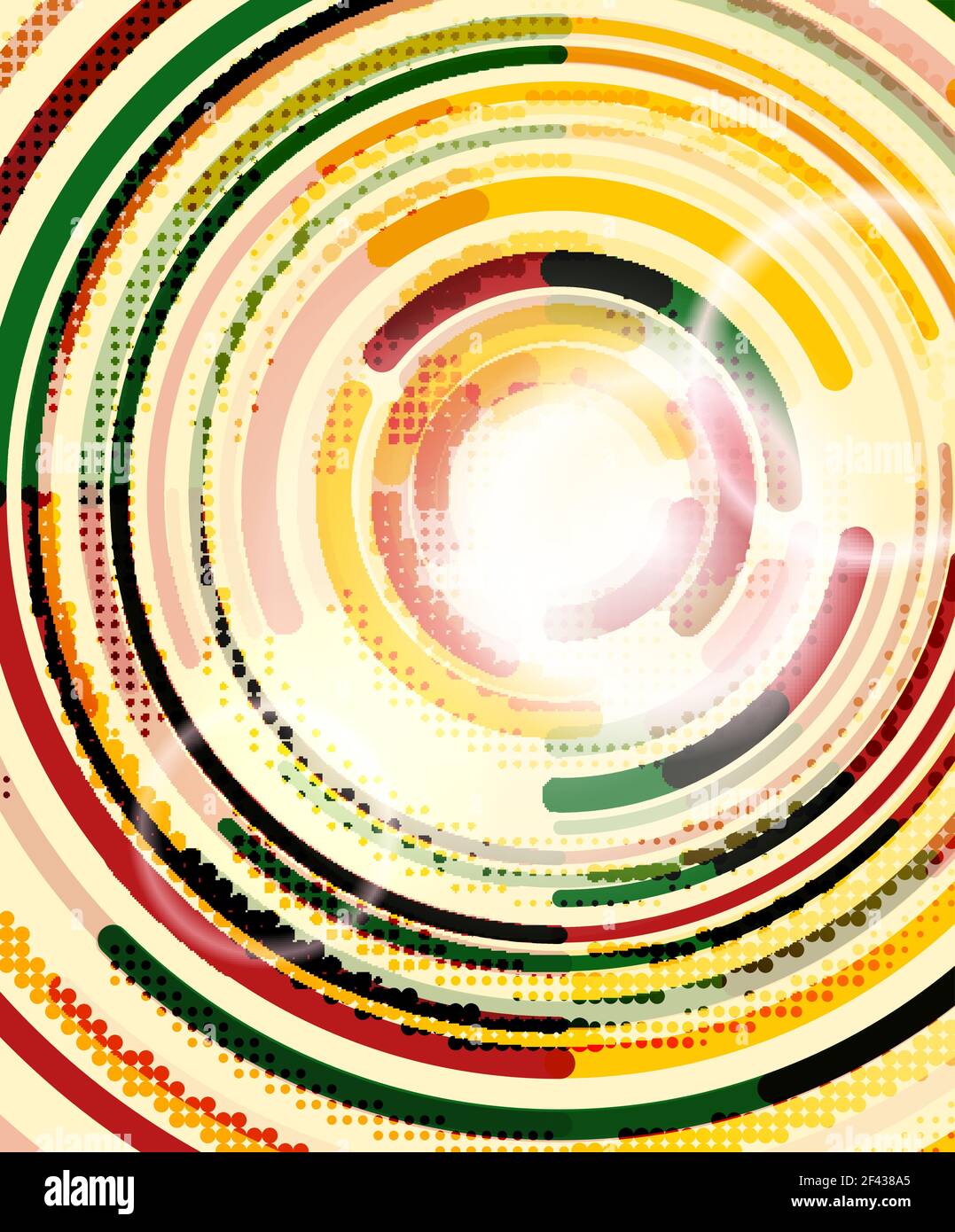 Circular lines, circles, geometric abstract background. Circular lines ...
