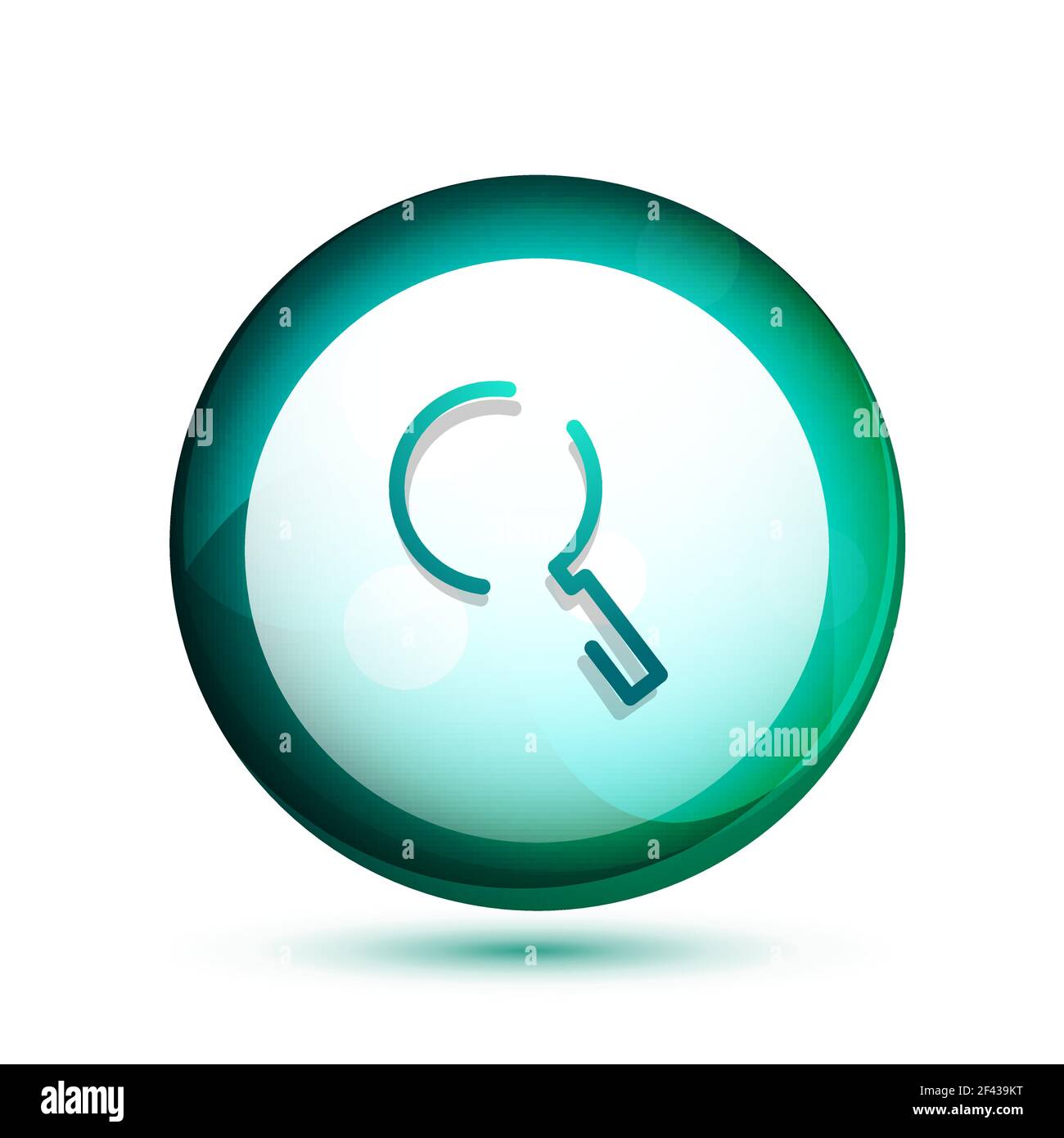 Search magnifyier web button, magnify icon. Modern magnifying glass ...