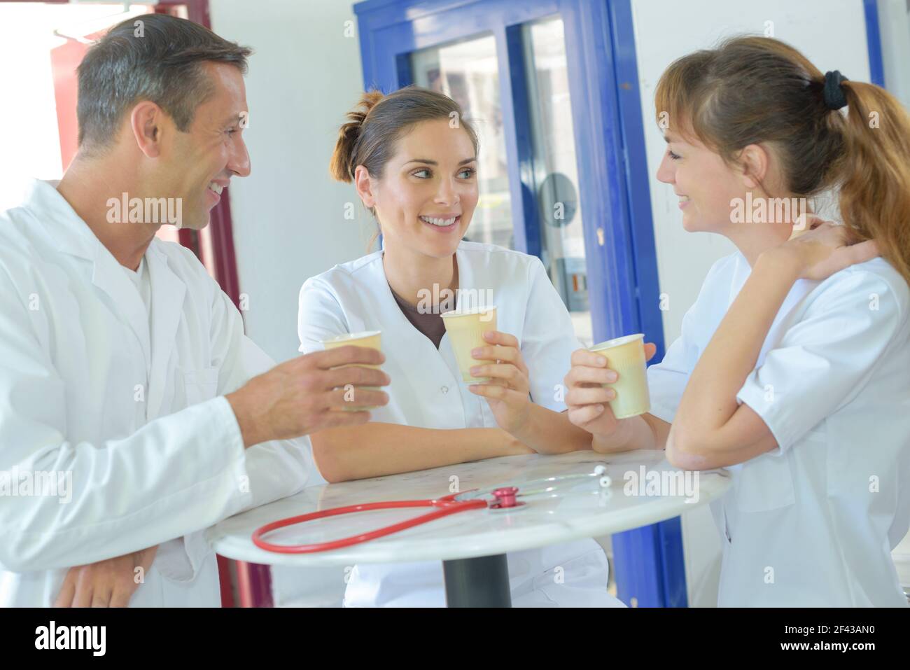 Nurses Chatting High Resolution Stock Photography and Images - Alamy