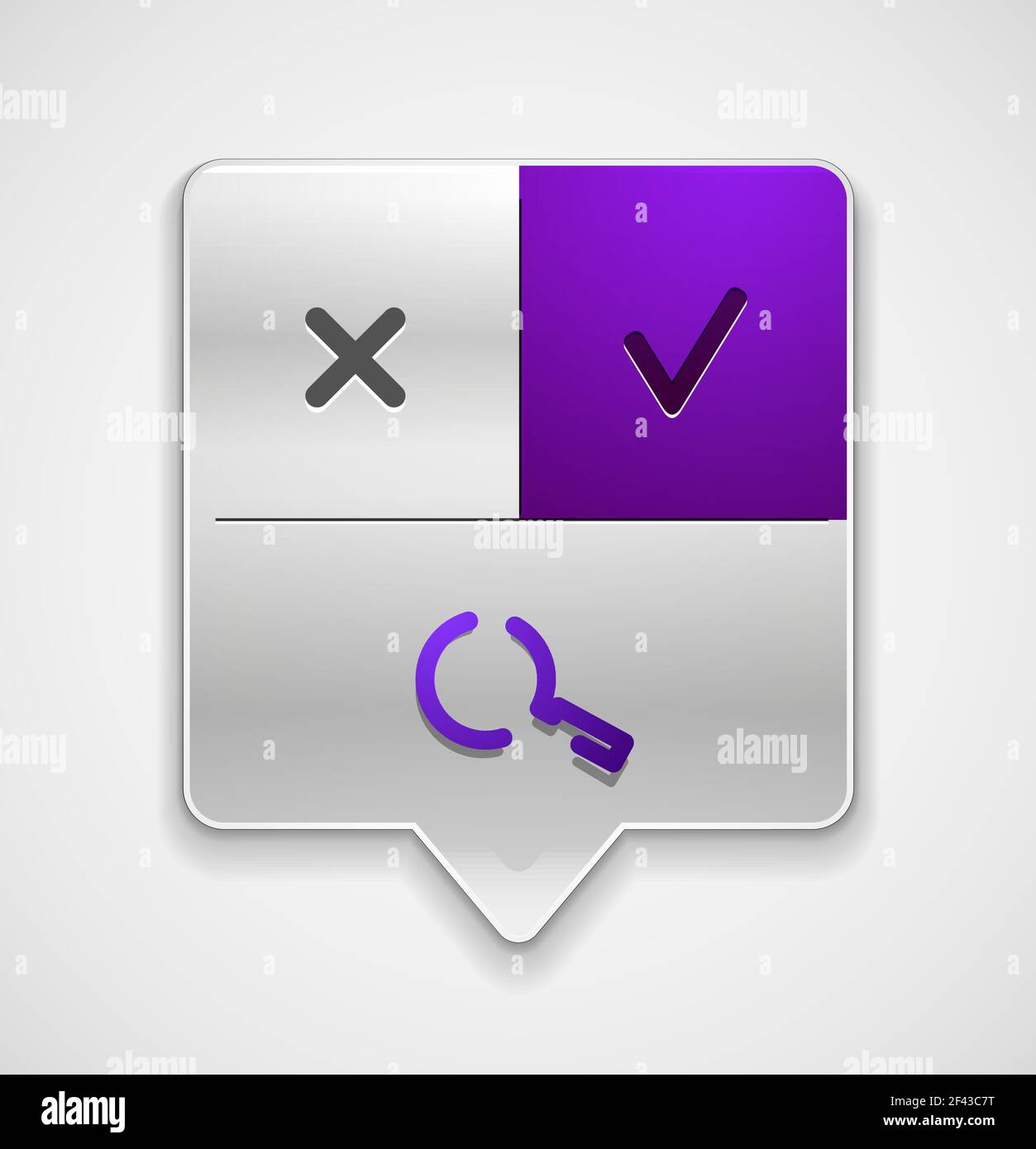 Search magnifyier web button, magnify icon. Modern magnifying glass ...