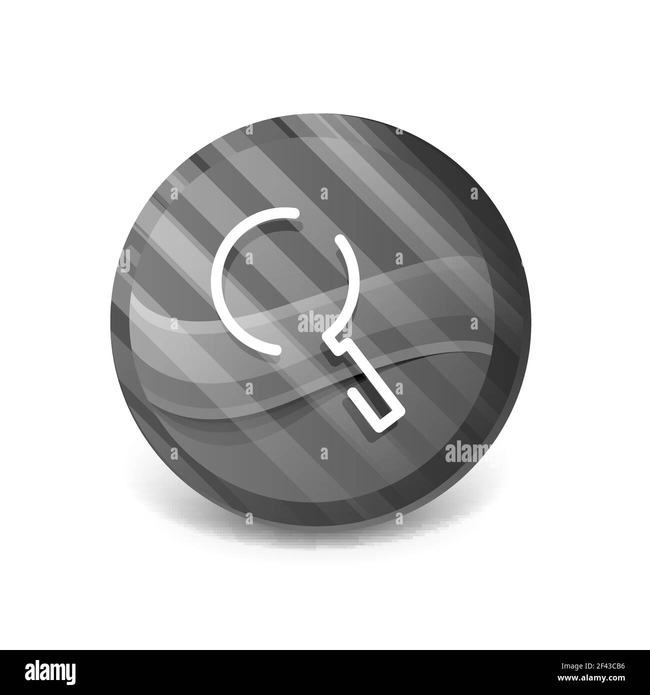 Search magnifyier web button, magnify icon. Modern magnifying glass ...