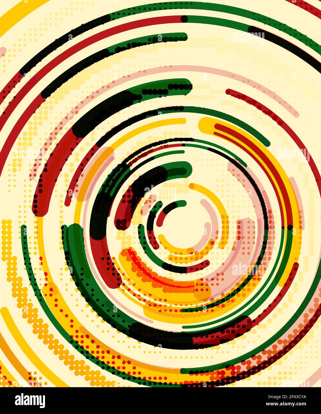 Circular lines, circles, geometric abstract background. Circular lines ...