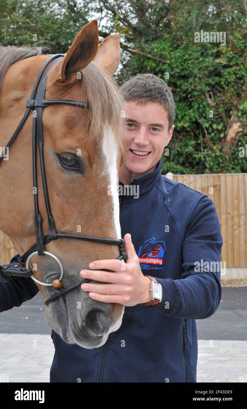 GOING FOR GOLD SHOWJUMPER DAN NEILSON WITH HIS HOSE CHAUVINIST.. 13/10 ...