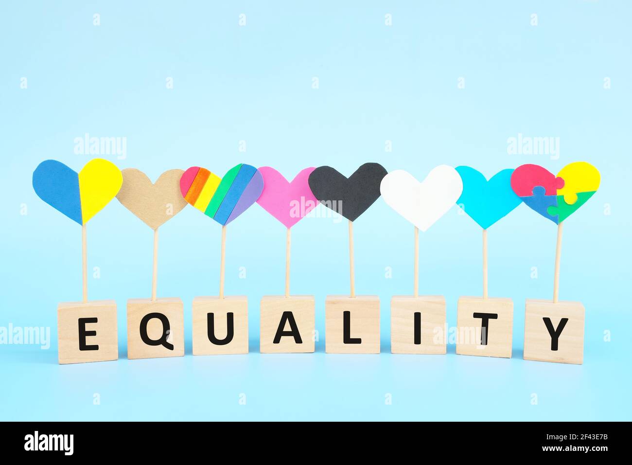 Cultural, racial, gender, age and general equality, inclusion, love and ...