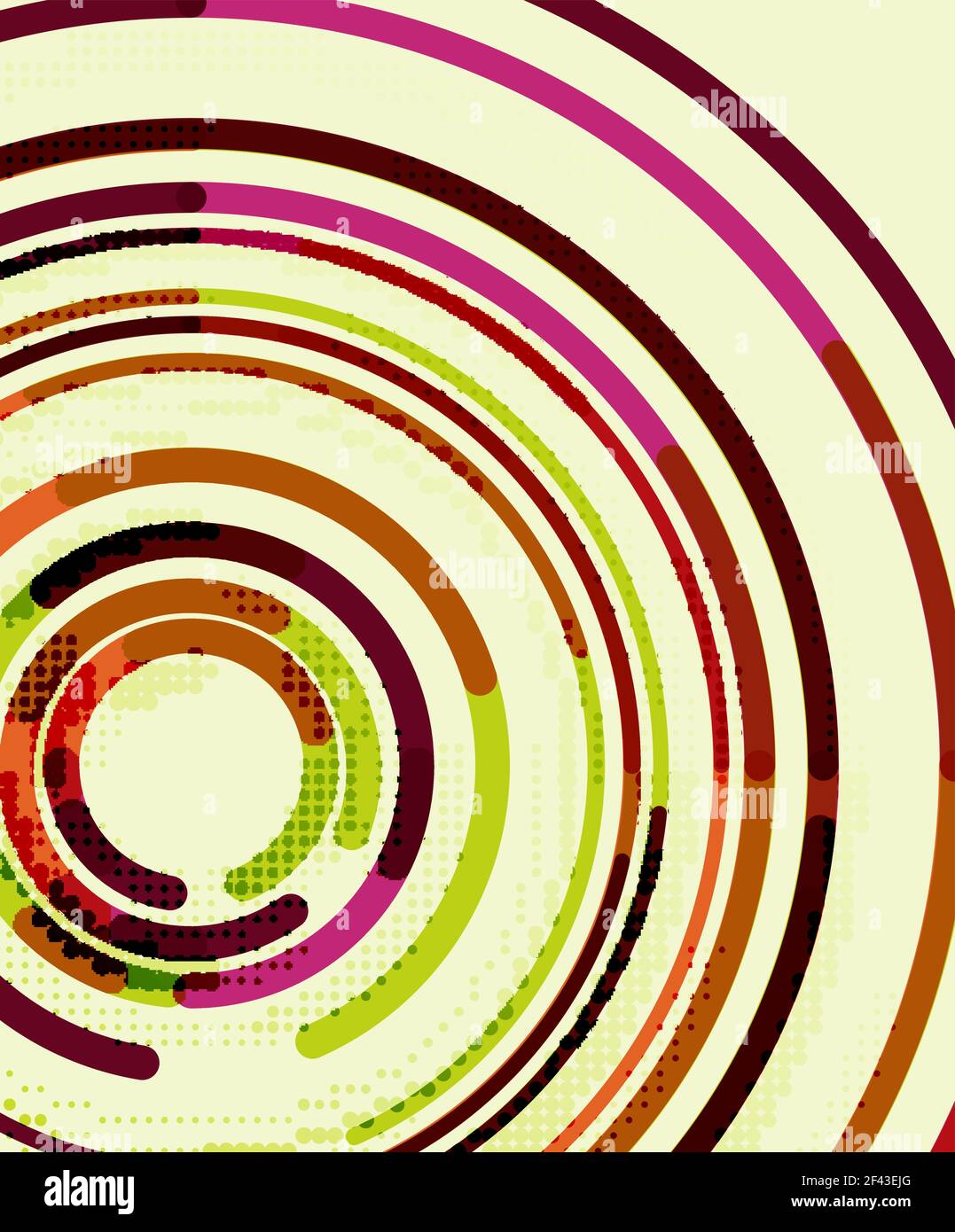 Circular lines, circles, geometric abstract background. Circular lines ...