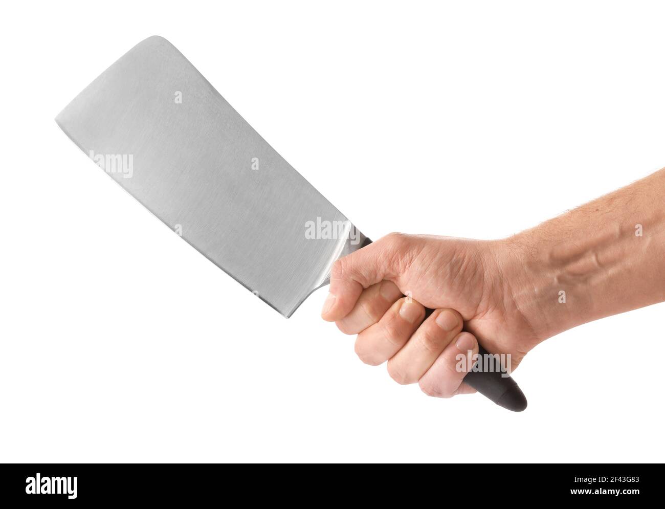 Modern black kitchen cleaver hi-res stock photography and images - Alamy