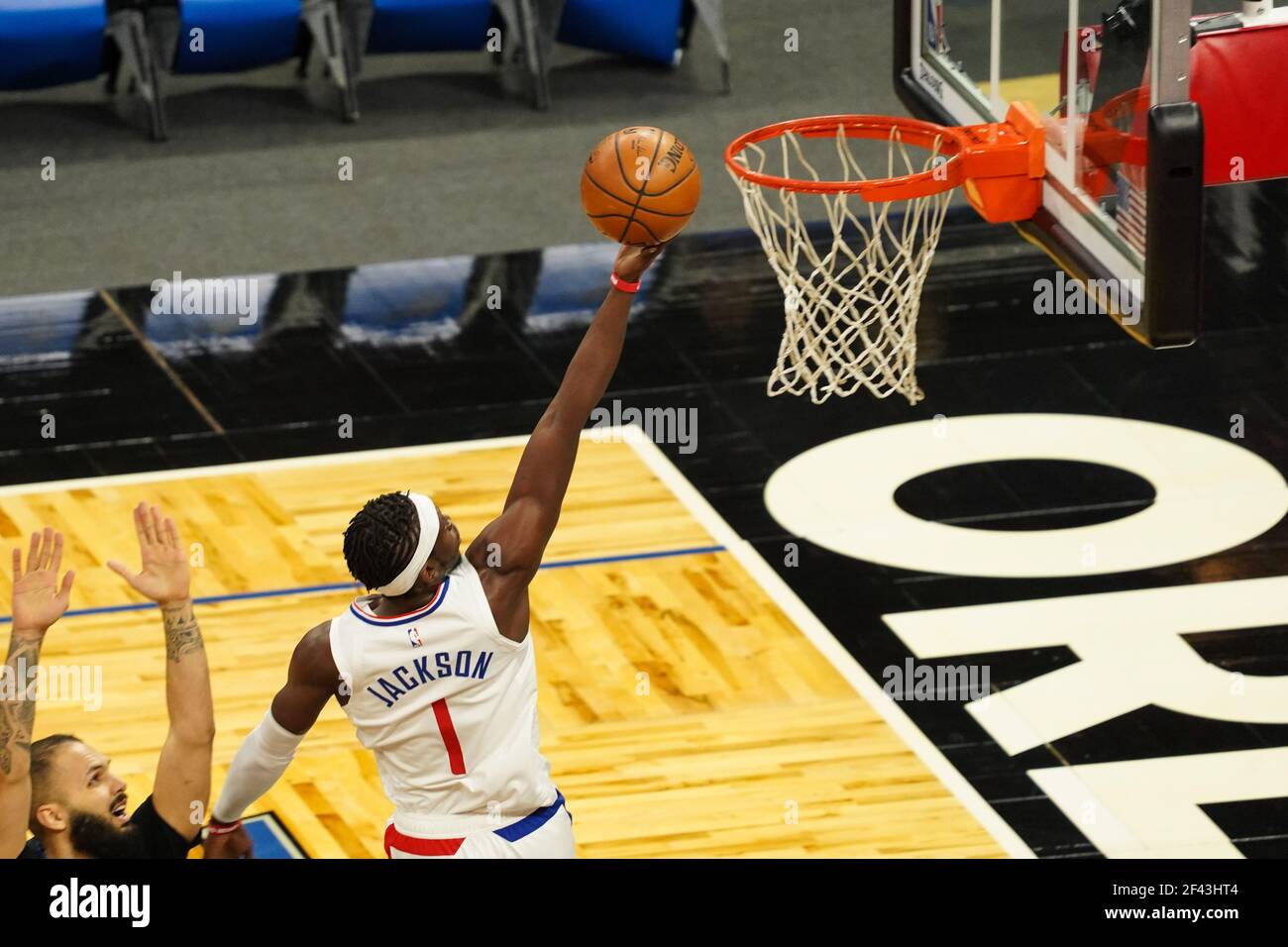 Reggie Jackson Basketball Player Dunk