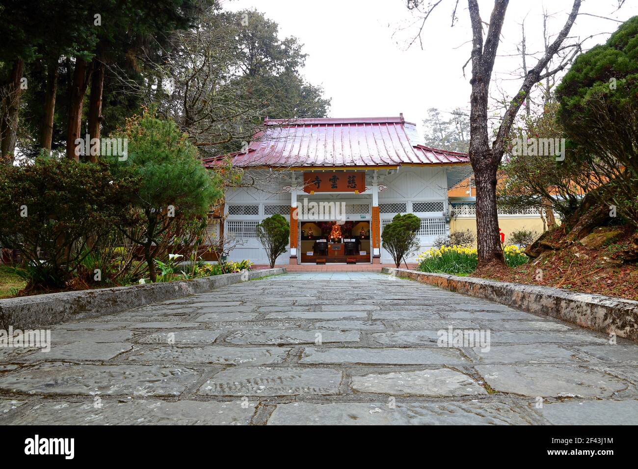 Ciyun Temple in Alishan National Forest Recreation Area, situated in ...