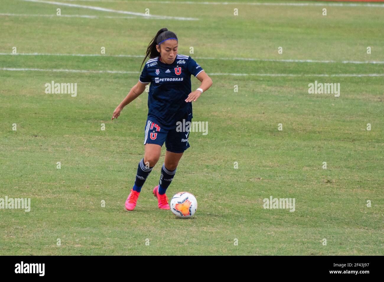 Buenos Aires, Argentina. 18th Mar, 2021. Ana Gutierrez (#14 U de Chile ...