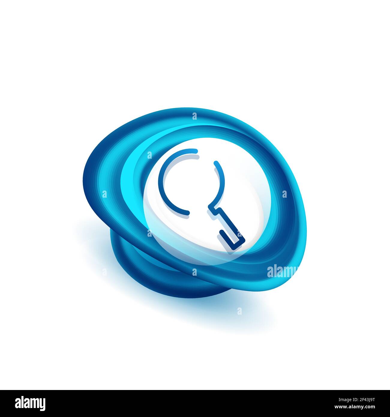 Search magnifyier web button, magnify icon. Modern magnifying glass ...